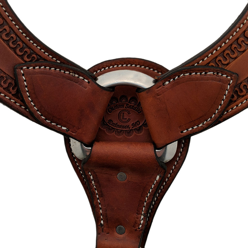 C&L Running W Tooled Pulling Collar with Stainless Buckles PC000007 ...